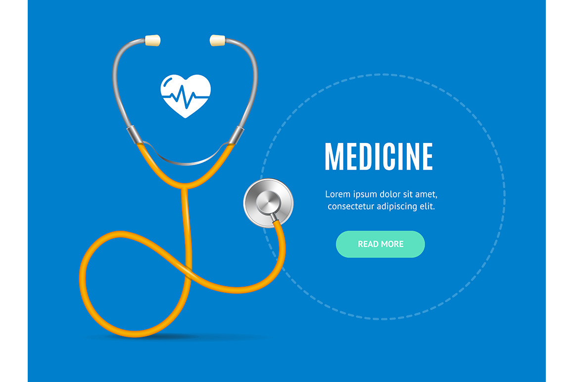Medicine Banner Concept Ad Poster, a Healthcare Illustration by Vector ...