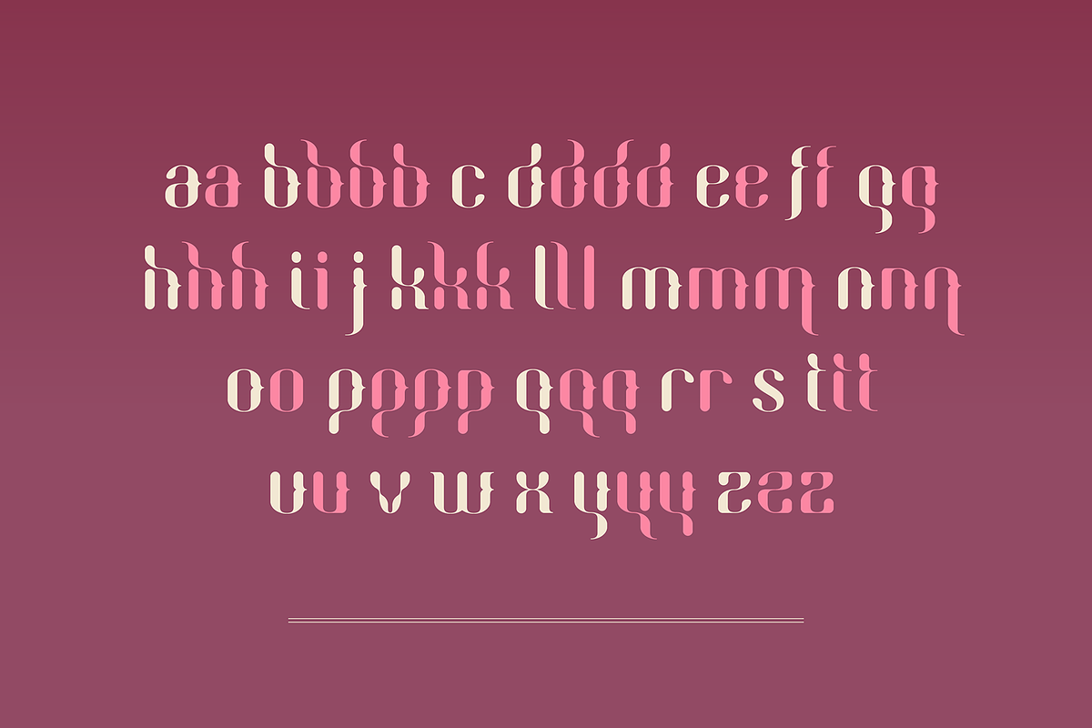 Dubai - elegant display font, a Font by SelfBuild Type