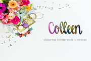 Colleen, a Script Font by OnTheSpotStudio