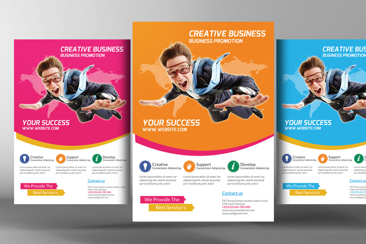 Business Marketing Flyer Template, a Flyer Template by graphicforest ...