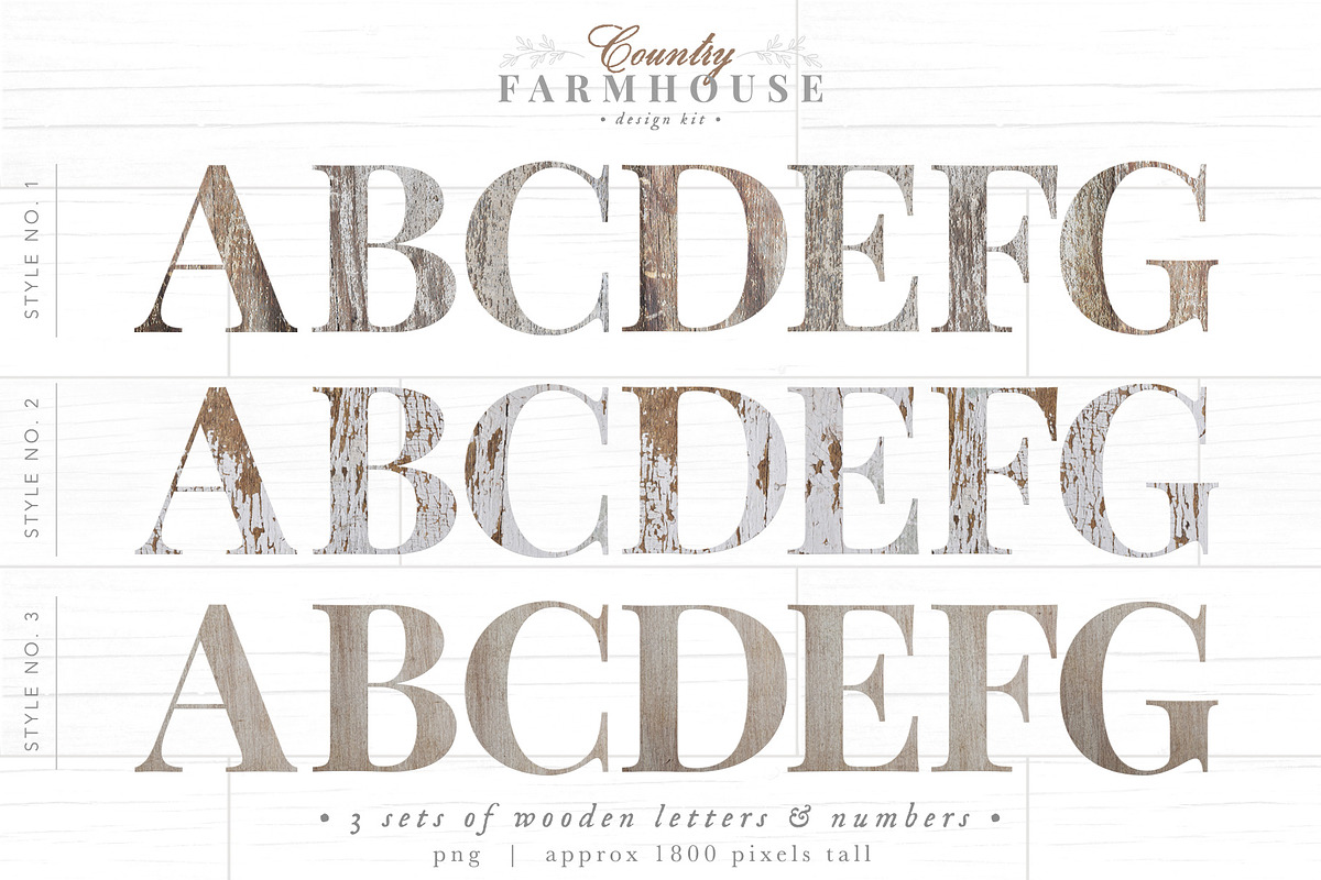 Country Farmhouse Design Kit, a Graphic by Eclectic Anthology