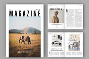 Modern Magazine Layout (A4+US), a Magazine Template by tomsarraipodesign