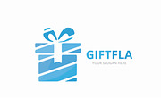 Vector gift and giftbox logo, a Branding & Logo Template by GraphiShop