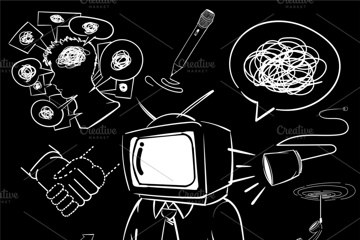 Illustration of communication set, an Illustration by rawpixel ...
