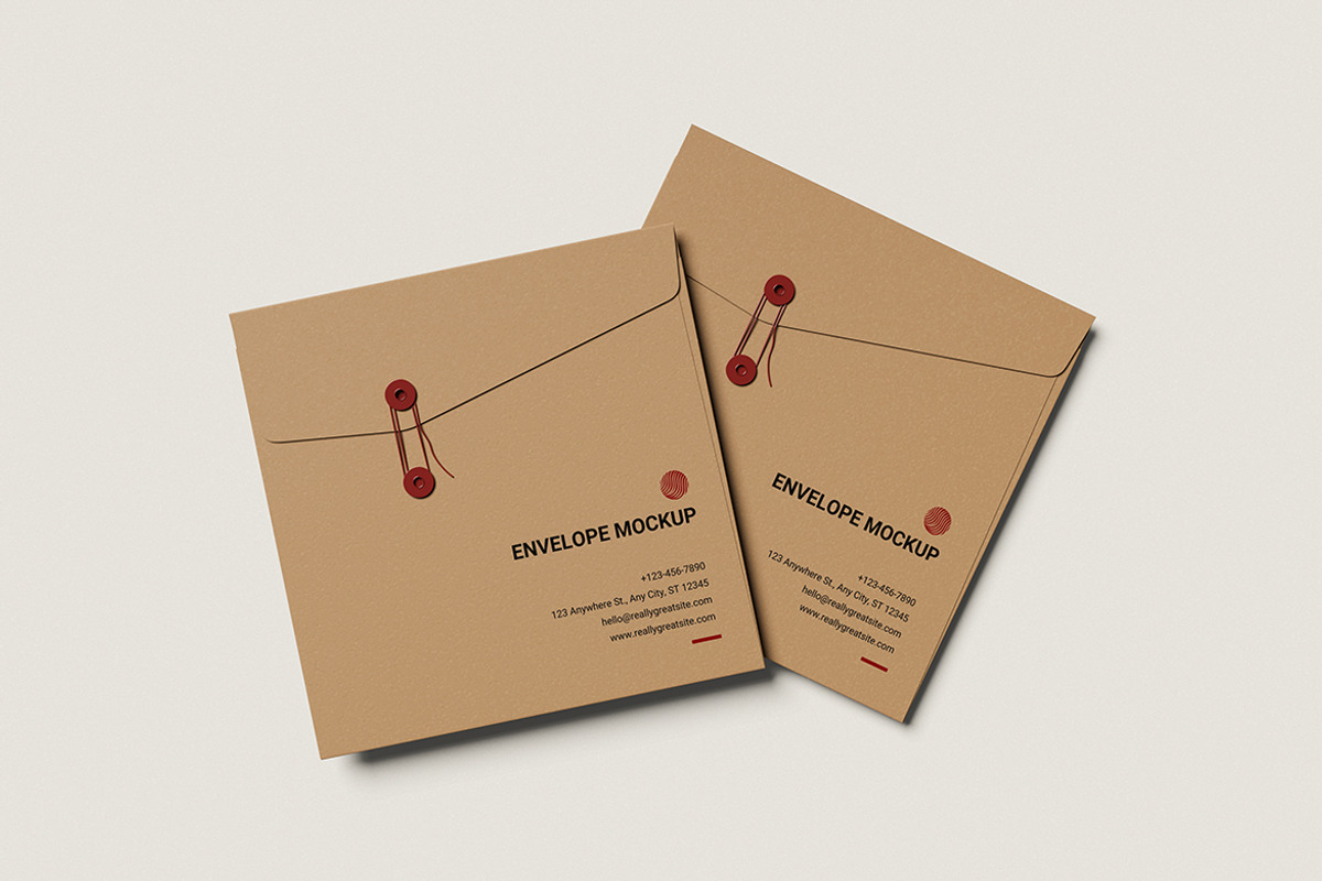 High Quality Envelope Mockup, an Advertising Mockup by swsi-studio