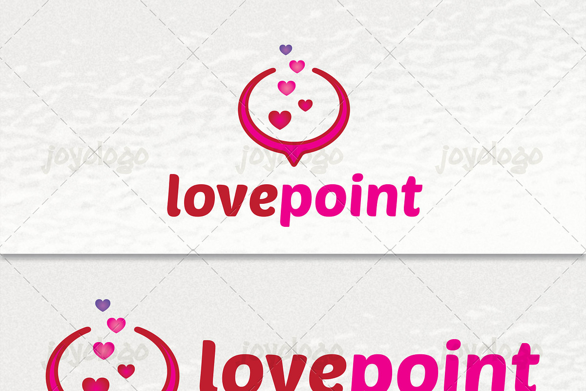 Love Point Pixel Hearts Logo Design, a Branding & Logo Template by joyologo