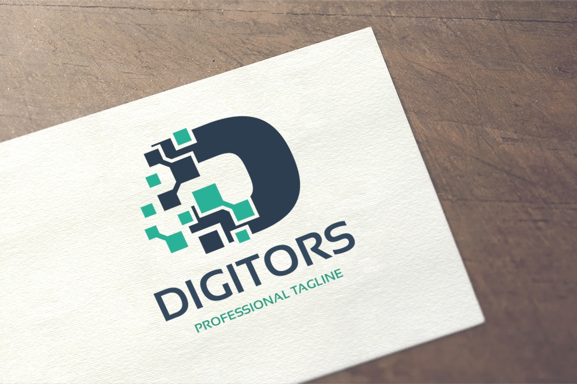 Letter D - Digitor Logo, a Branding & Logo Template by Design_Planet
