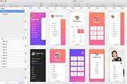 Menu - Mobile UI Kit for iPhone X, an App Template by hoangpts