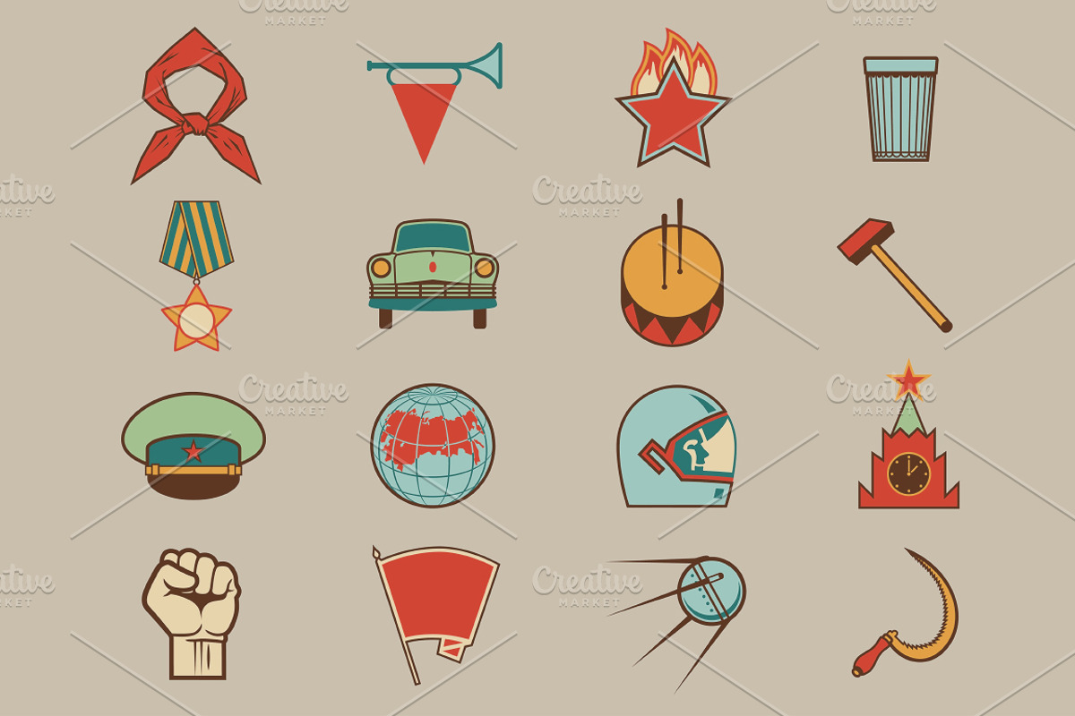 Soviet Icons, an Icon by daseugen