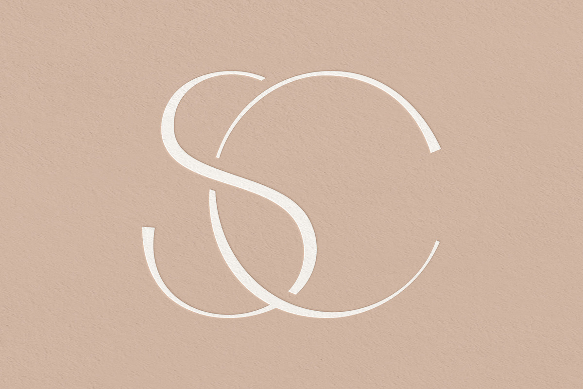 SC monogram, a Branding & Logo Template by LINKED LETTERS STUDIO