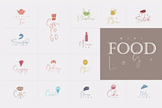 Mini Food Logo | Food Illustrations ~ Creative Market
