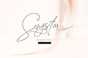 Songstar, a Script Font by Deniz86