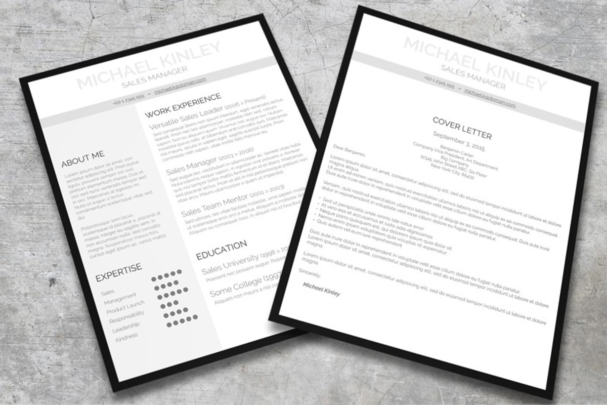 Resume + FREE Cover Letter, a Resume Template by Visual Impact
