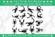 Scorpion Svg, Anime, Insect Svg, an Object Graphic by VectorWorlds