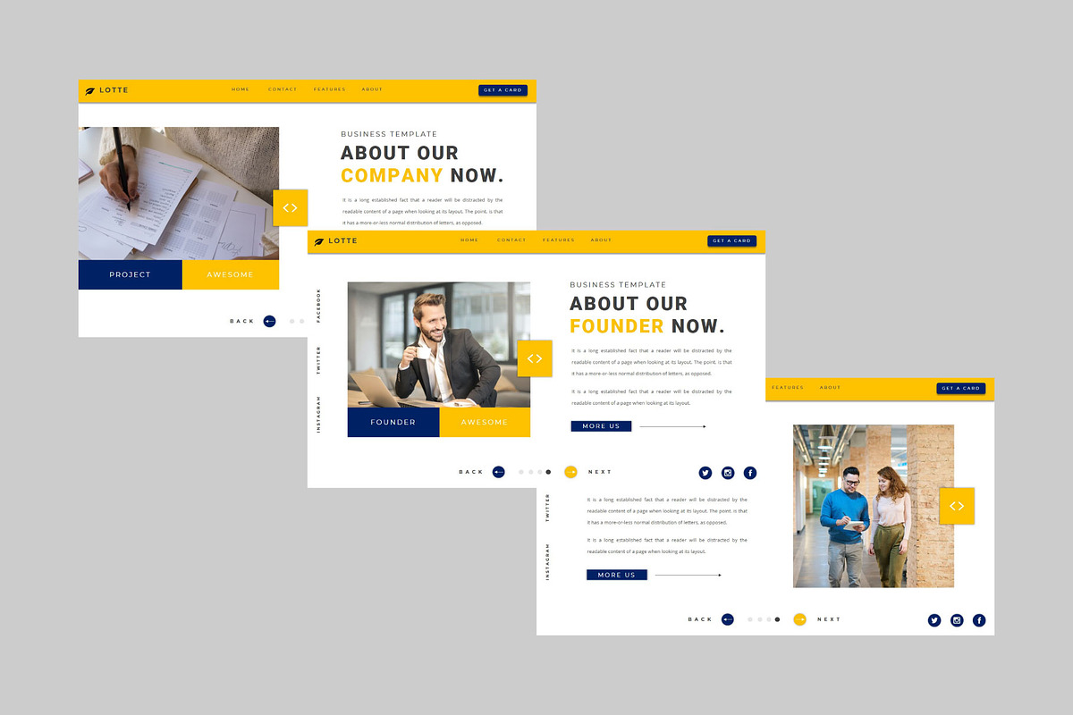 LOTTE Powerpoint Template, a Presentation Template by Yo Slide