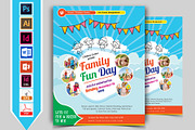 Family Fun Day Flyer Vol-01, a Flyer Template by Imagine Design Studio