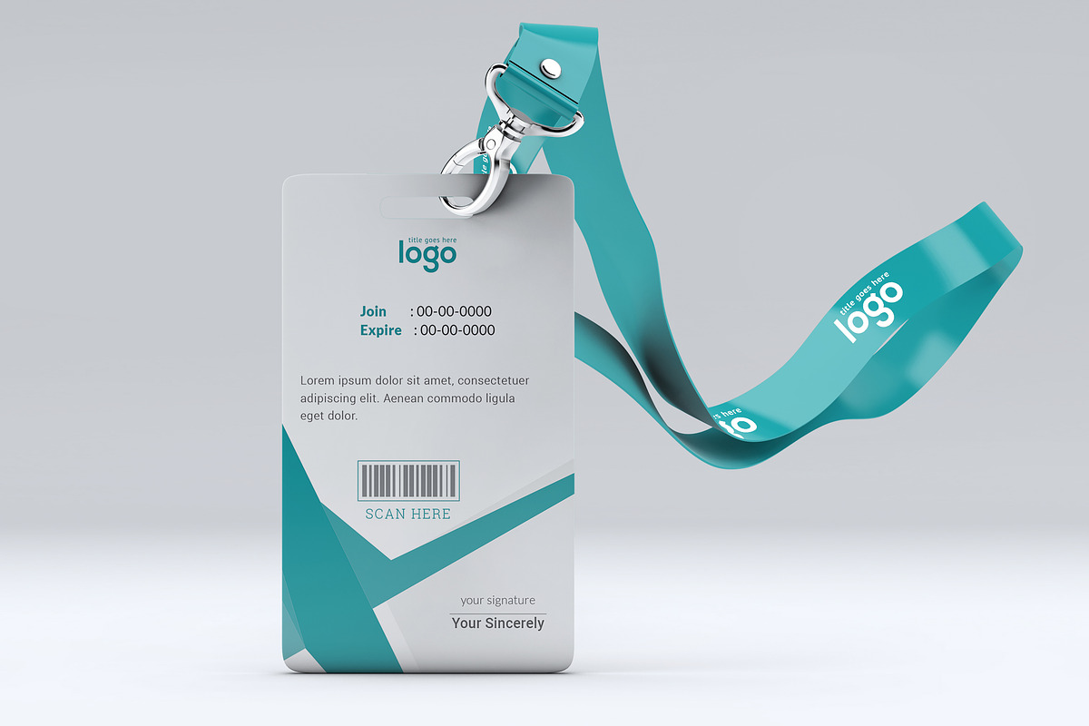 Official ID Card Design, a Stationery Template by ZAAS