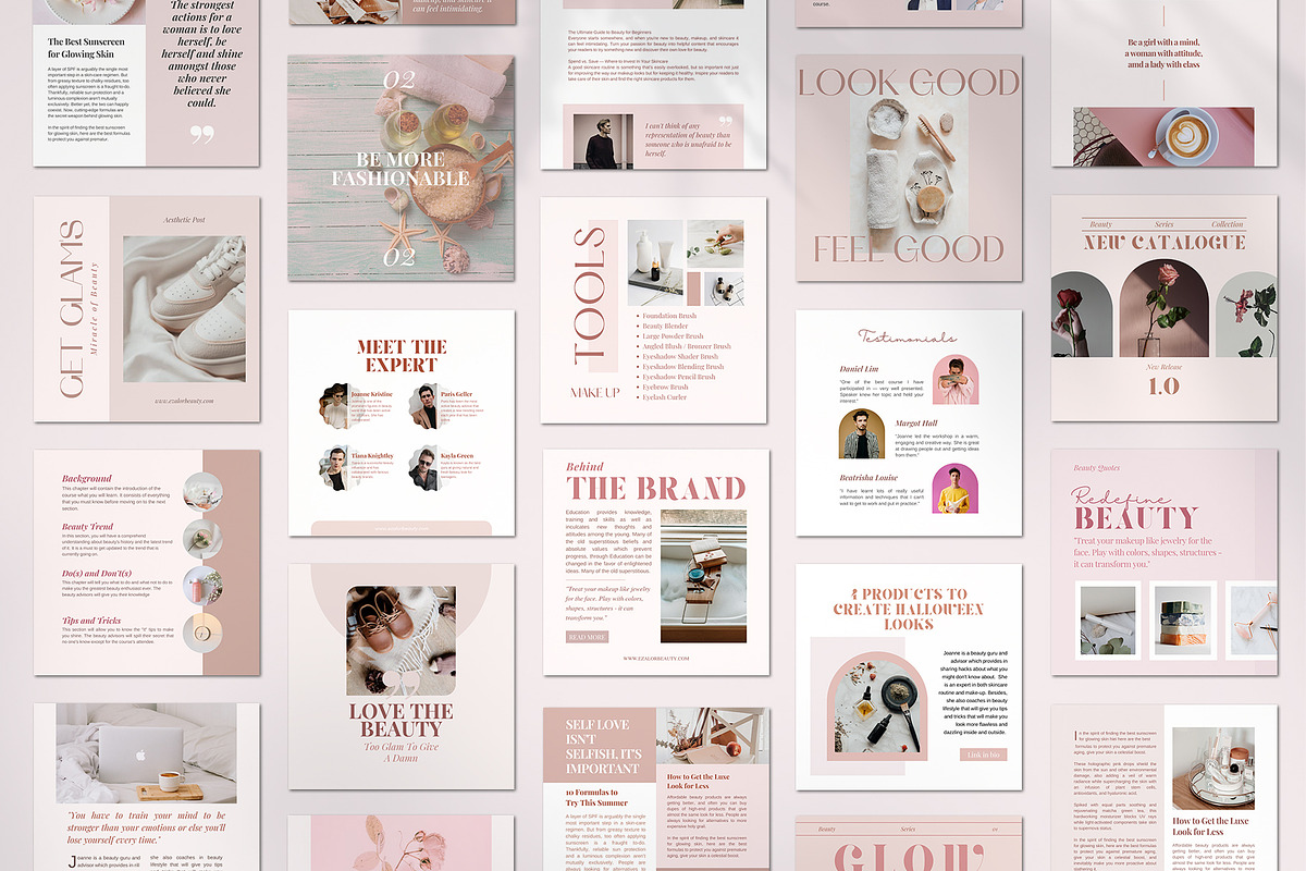 Instagram Beauty Series Creator, a Social Media Template by Analogi Studio
