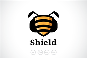 Bee Shield Logo Template, a Branding & Logo Template by Heavtryq Design