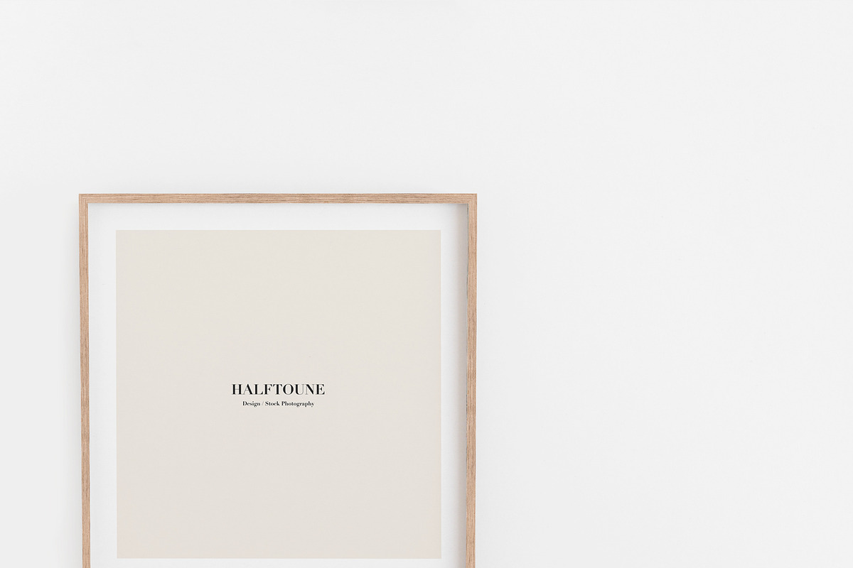 Mockup Frame Customizable 1x1 Ratio, a Background Graphic by HALFTOUNE