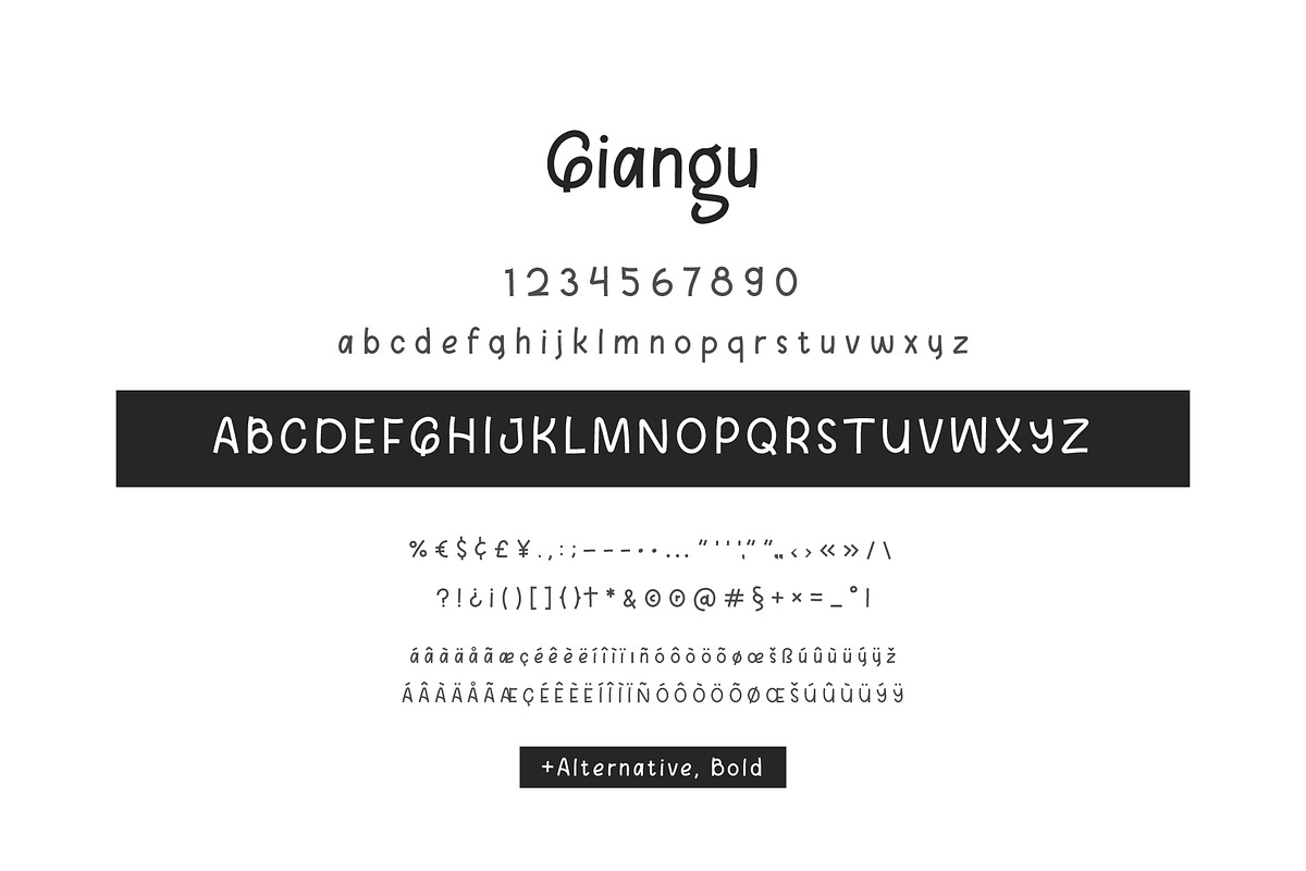 Giangu Font
