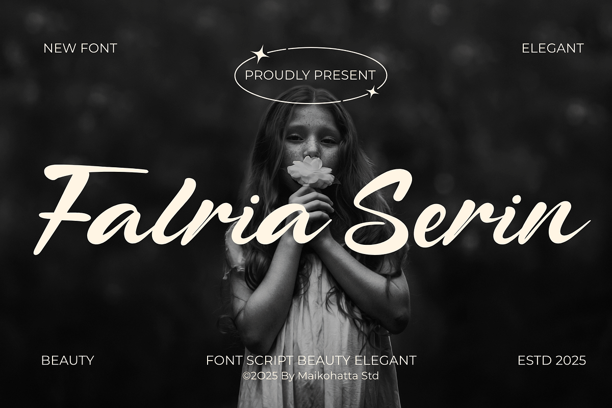Falria Serin – Elegant Beauty Script, a Script Font by MaikoHatta