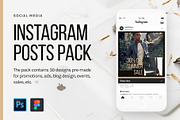 Instagram Posts Pack, a Social Media Template by Middltone