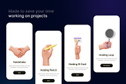 Hand Activity 3D Icon, a Characters & Person 3D Model by GoTemp