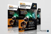Metal Works and Fabrication Flyer, a Flyer Template by PSDPixel