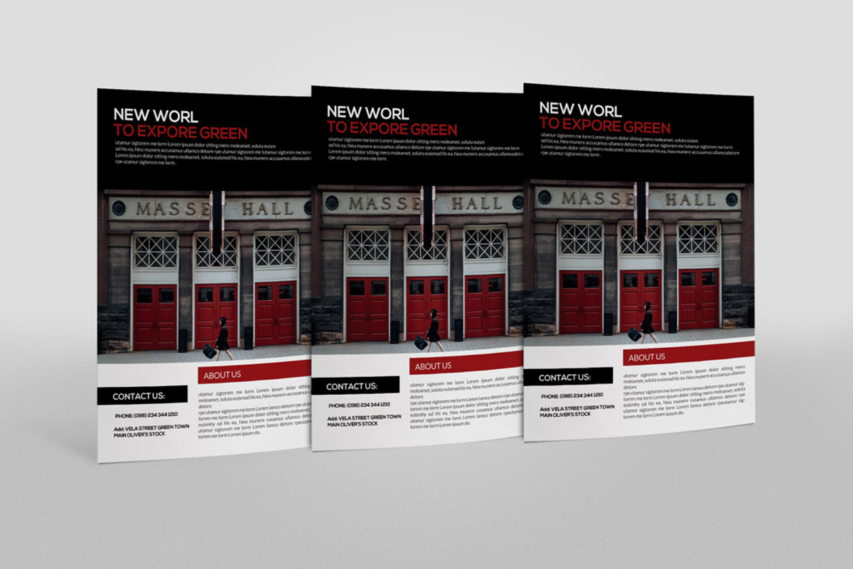 Business Analyst Flyer Template, a Flyer Template by Psd Templates