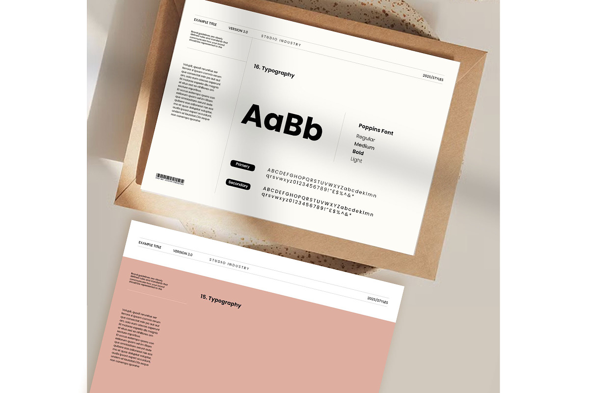 Vooga / Brand Guidelines, a Brochure Template by Studio Industry