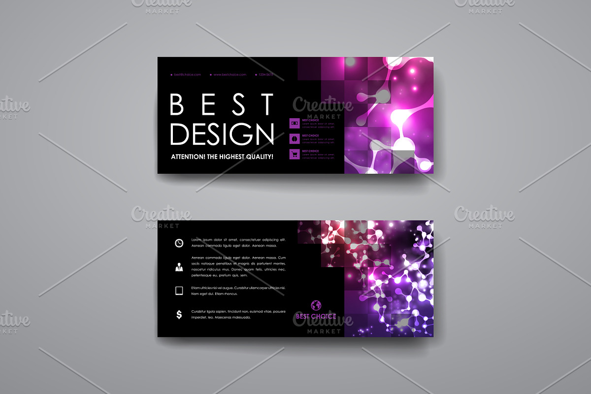 Beautiful Banners, a Card Template by Palau