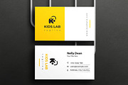 Yellow Business Card Template