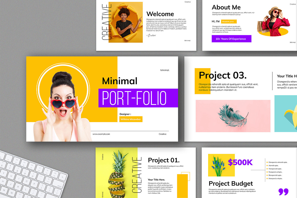 Bold and Bright Portfolio