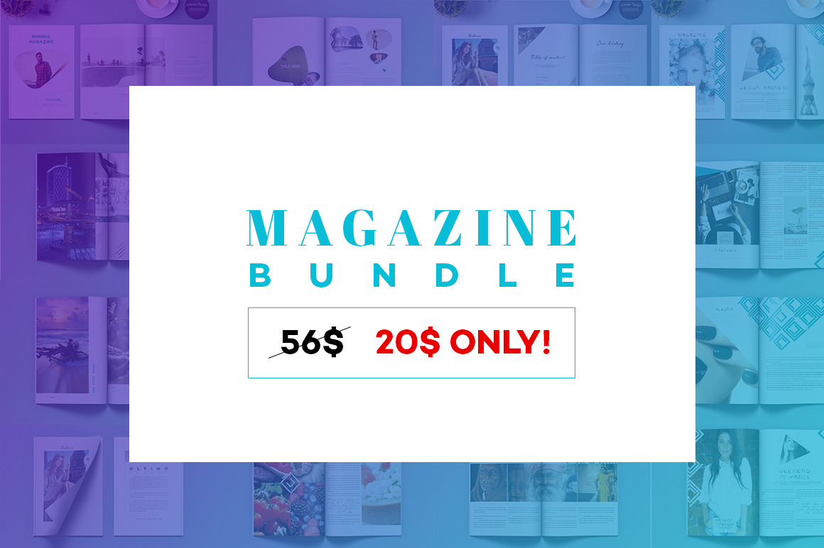 Magazine Bundle, a Magazine Template by Kahuna Design