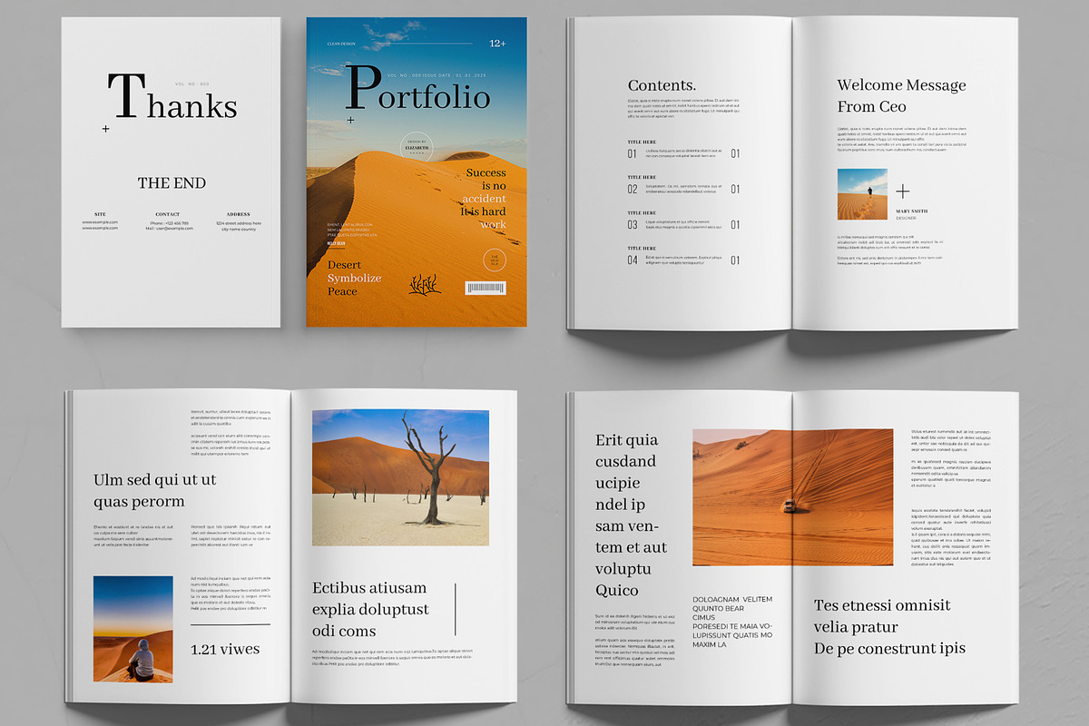 Creative Portfolio Showcase Template