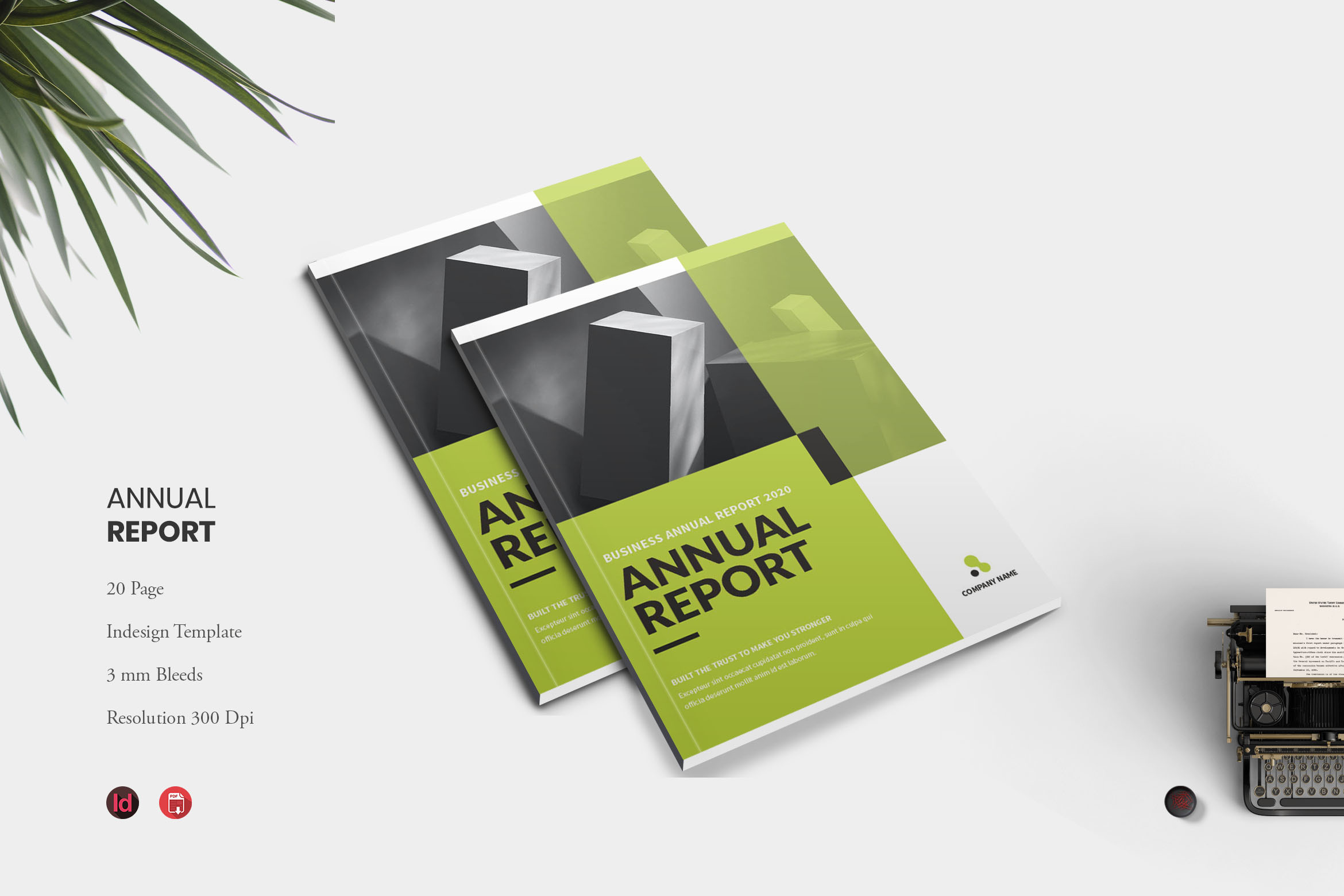Annual Report Vision, a Magazine Template by AQR Studio | Creative Market