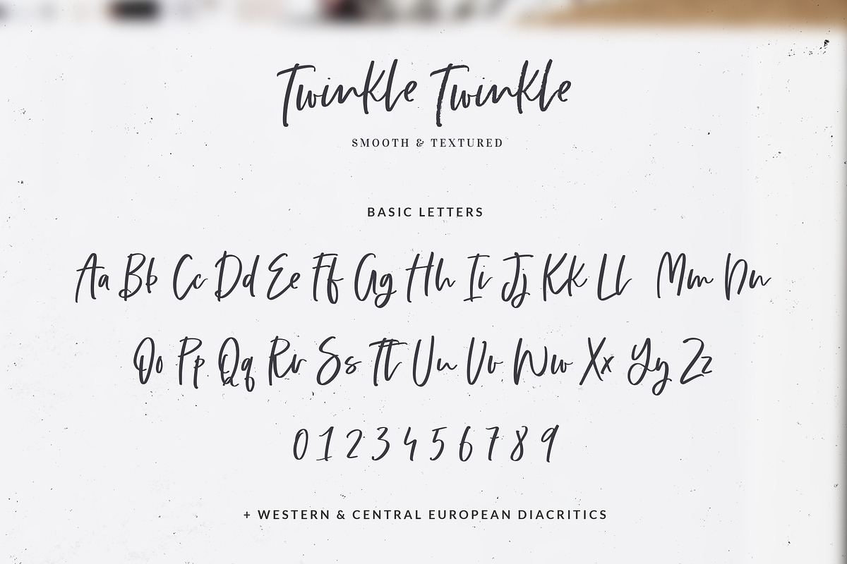 Twinkle Twinkle Handwritten Font, a Script Font by VladCristea