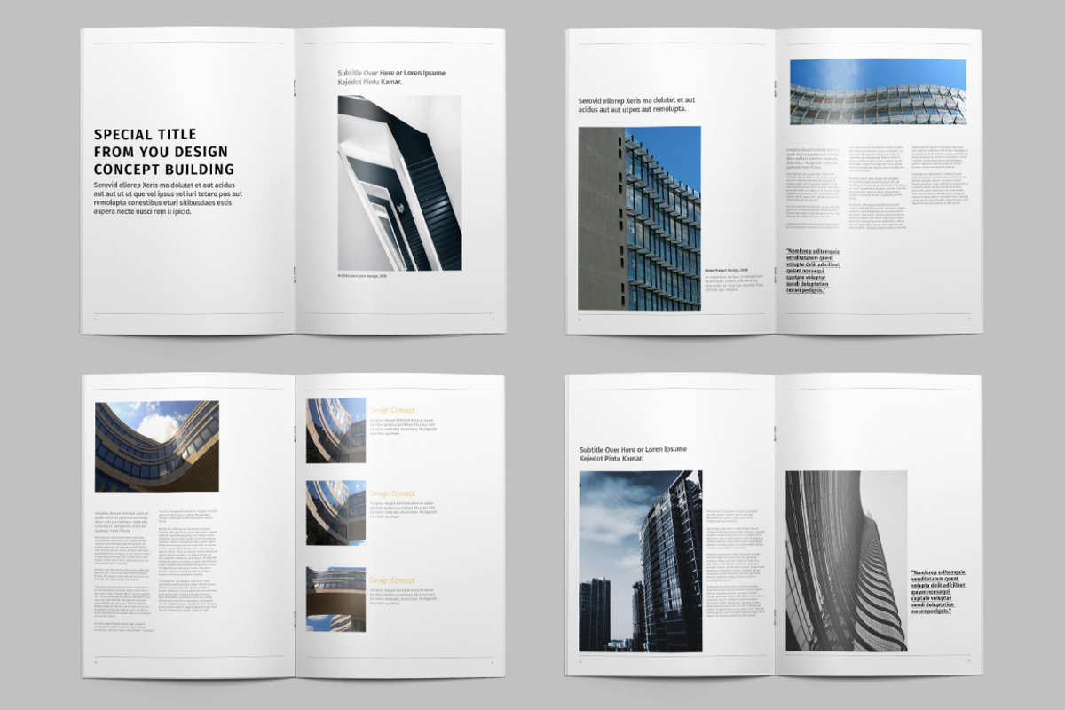 Architecture Magazine, a Magazine Template by Firtana