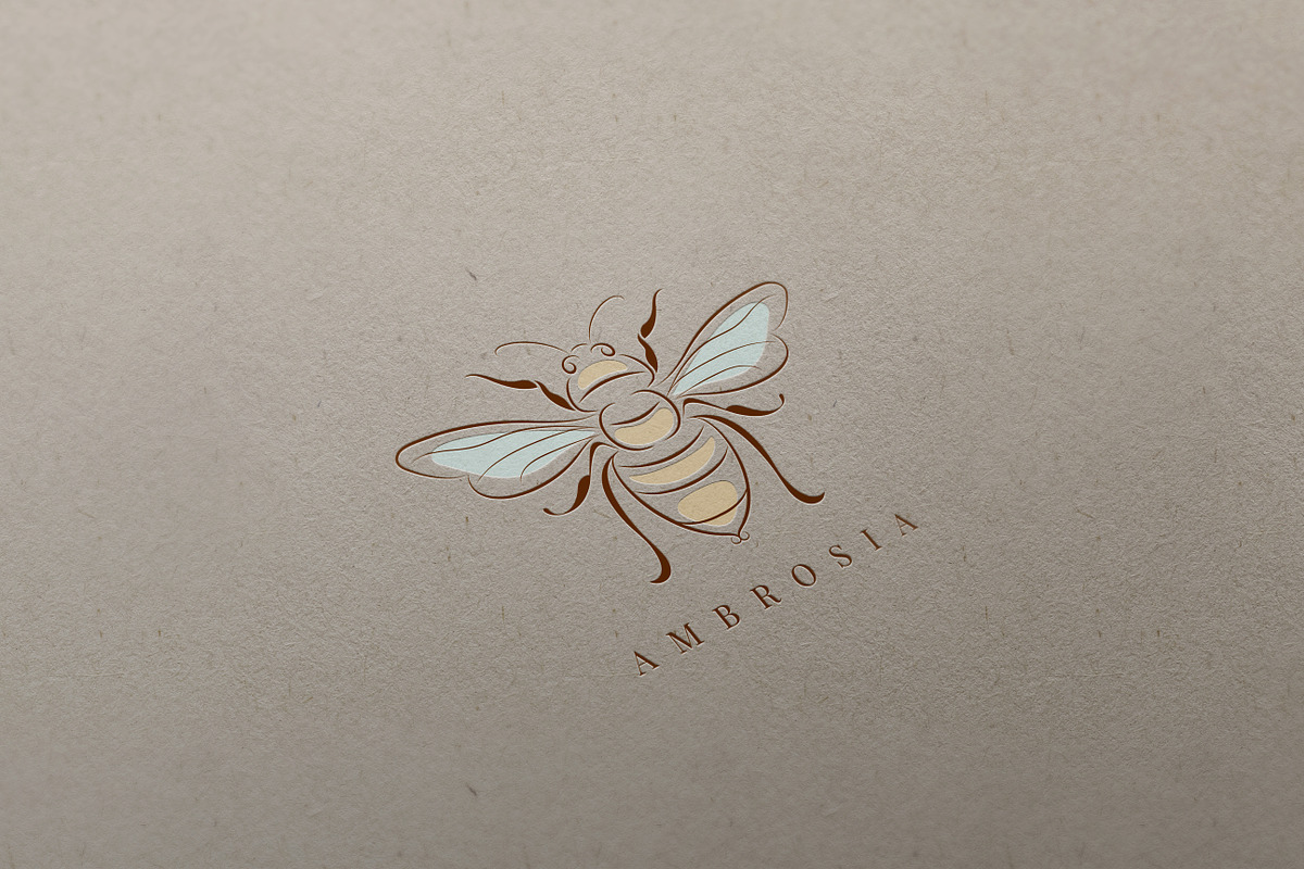Ambrosia. Logo template, a Branding & Logo Template by le-genda