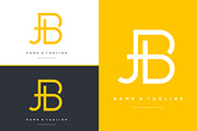 Monogram icon logo JB, a Branding & Logo Template by idesign_4u
