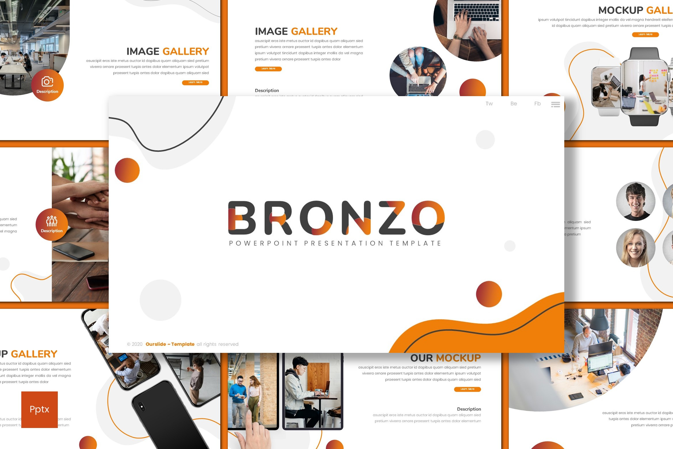Bronzo - Powerpoint Template, a Presentation Template by inspirasign