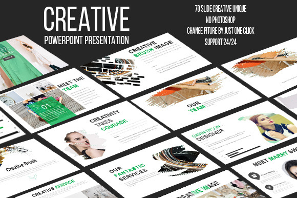 Creative Powerpoint Template, a Presentation Template by SlideBester