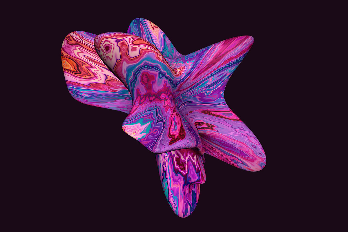 Color Forms: 20 Experimental Shapes, a Texture Graphic by Chroma Supply