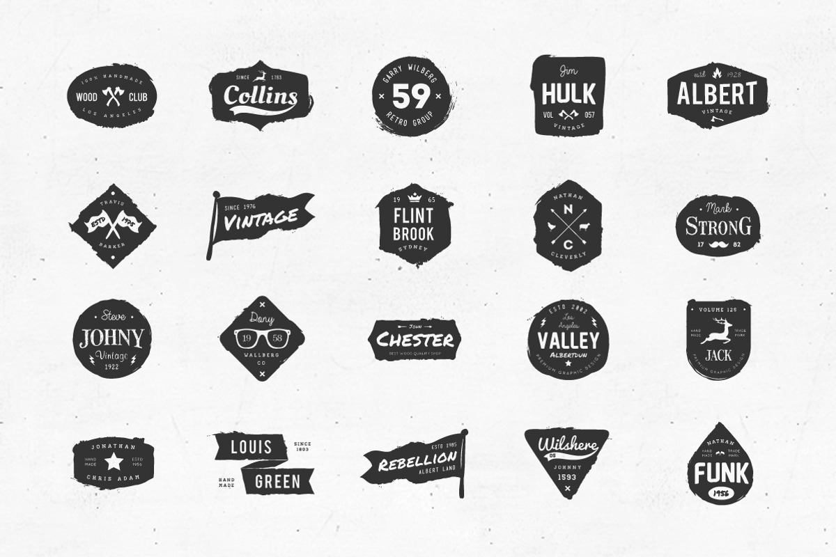 20 Ink Logos, a Branding & Logo Template by vuuuds