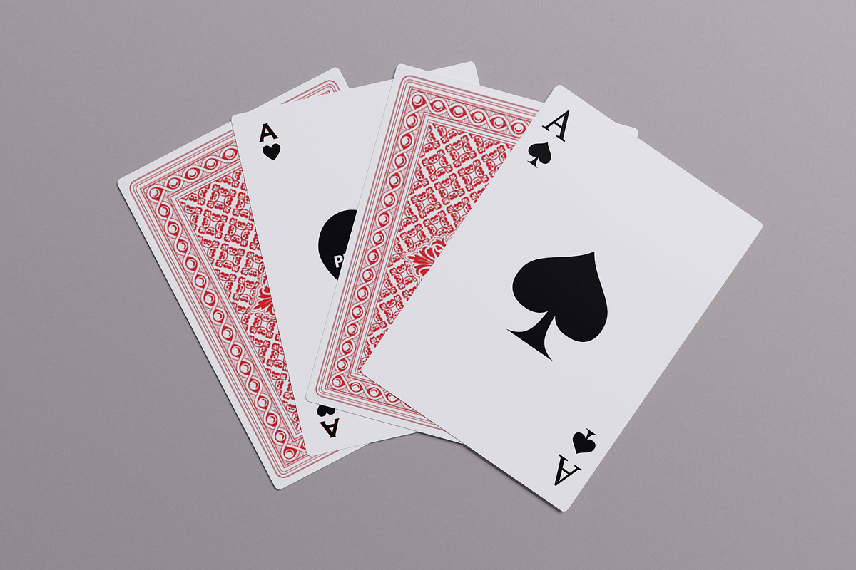 PSD Playing Card Mockup, an Advertising Mockup by xavier_studio