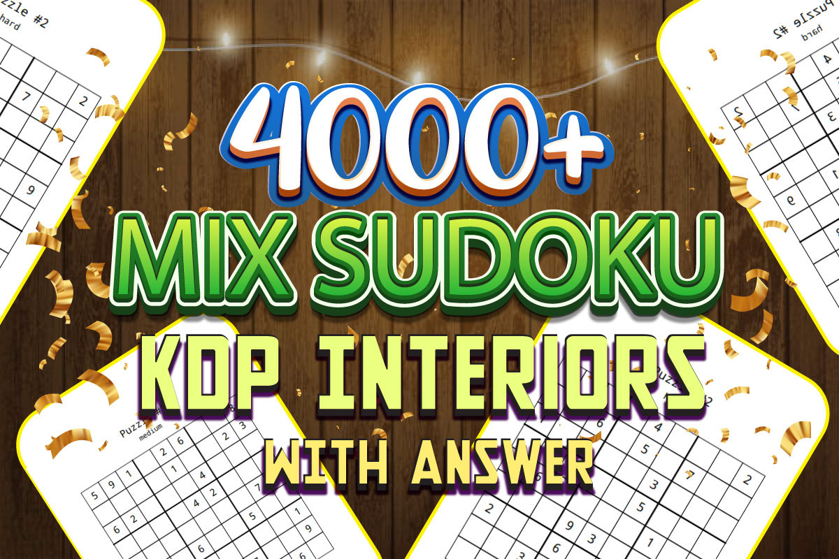 4000+ MIX Sudoku Kdp Interiors, an Object Graphic by ElimesherStudio