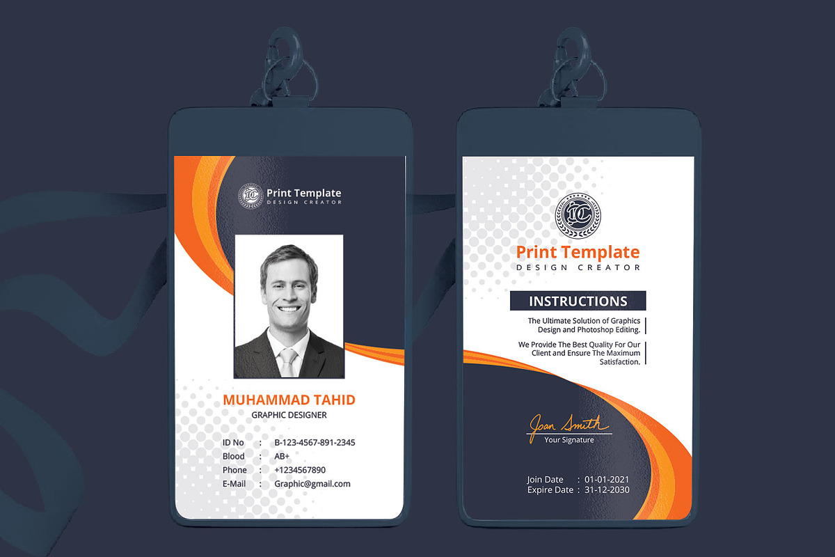 ID Card, a Marketing Template by Design_Creator