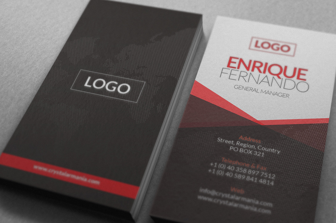 Global Business Card | Business Card Templates ~ Creative Market