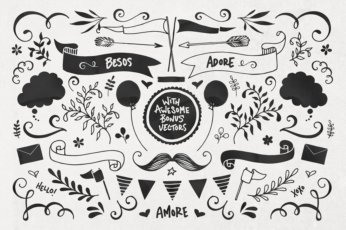 Loveletter Script + Vectors, a Script Font by Callie Rian & Co.